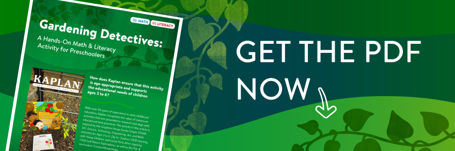 Gardening Detectives: A Hands-On Math & Literacy Activity for Preschoolers