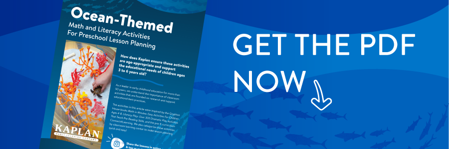 Ocean-Themed Math and Literacy Activities For Preschool Lesson Planning